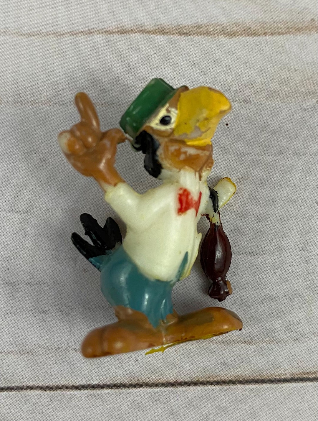 Marx Disneykins Jose Ze Carioca Parrot Miniature Figurine the Three ...