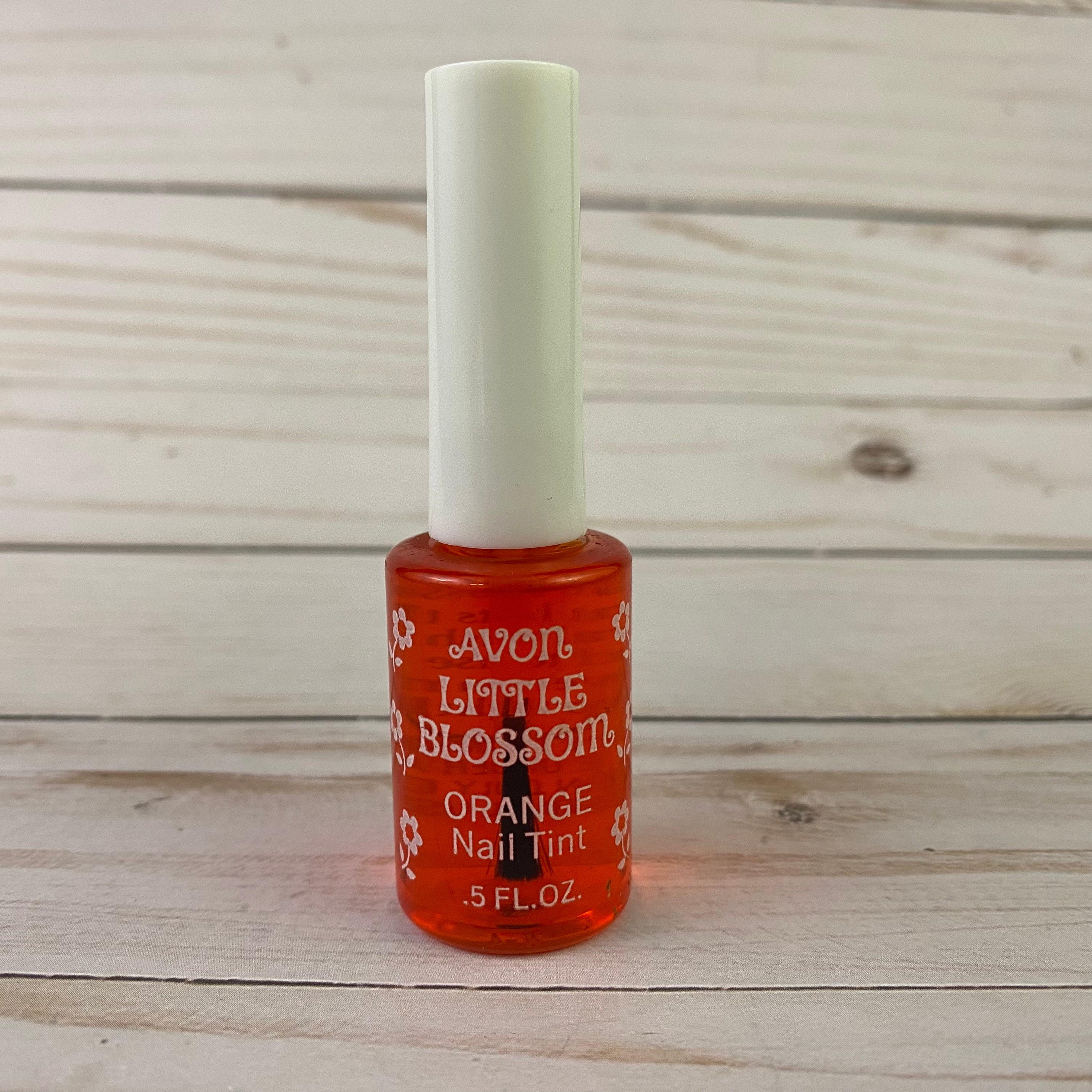 Vintage 1982 Avon Little Blossom Orange Nail Tint Polish .5oz No Box - Etsy