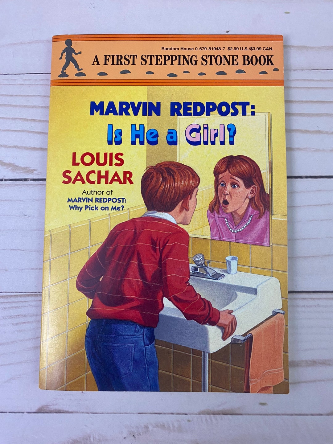 Marvin Redpost is He a Girl by Louis Sachar 1993 Paperback Book 90s ...