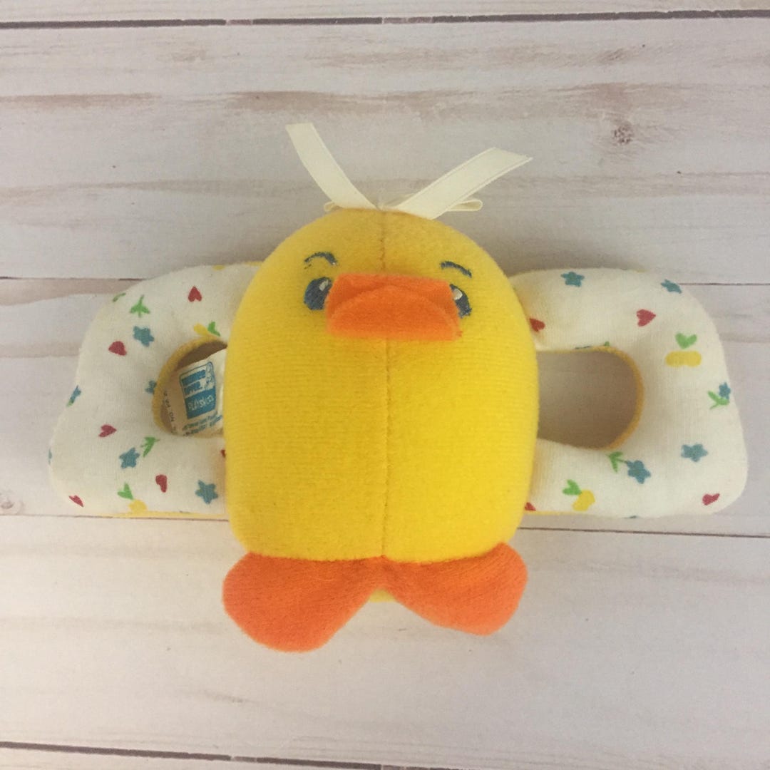 Playskool Tommee Tippee Rattle Pals Cloth Baby 80s 1985 Baby Chick HTF ...