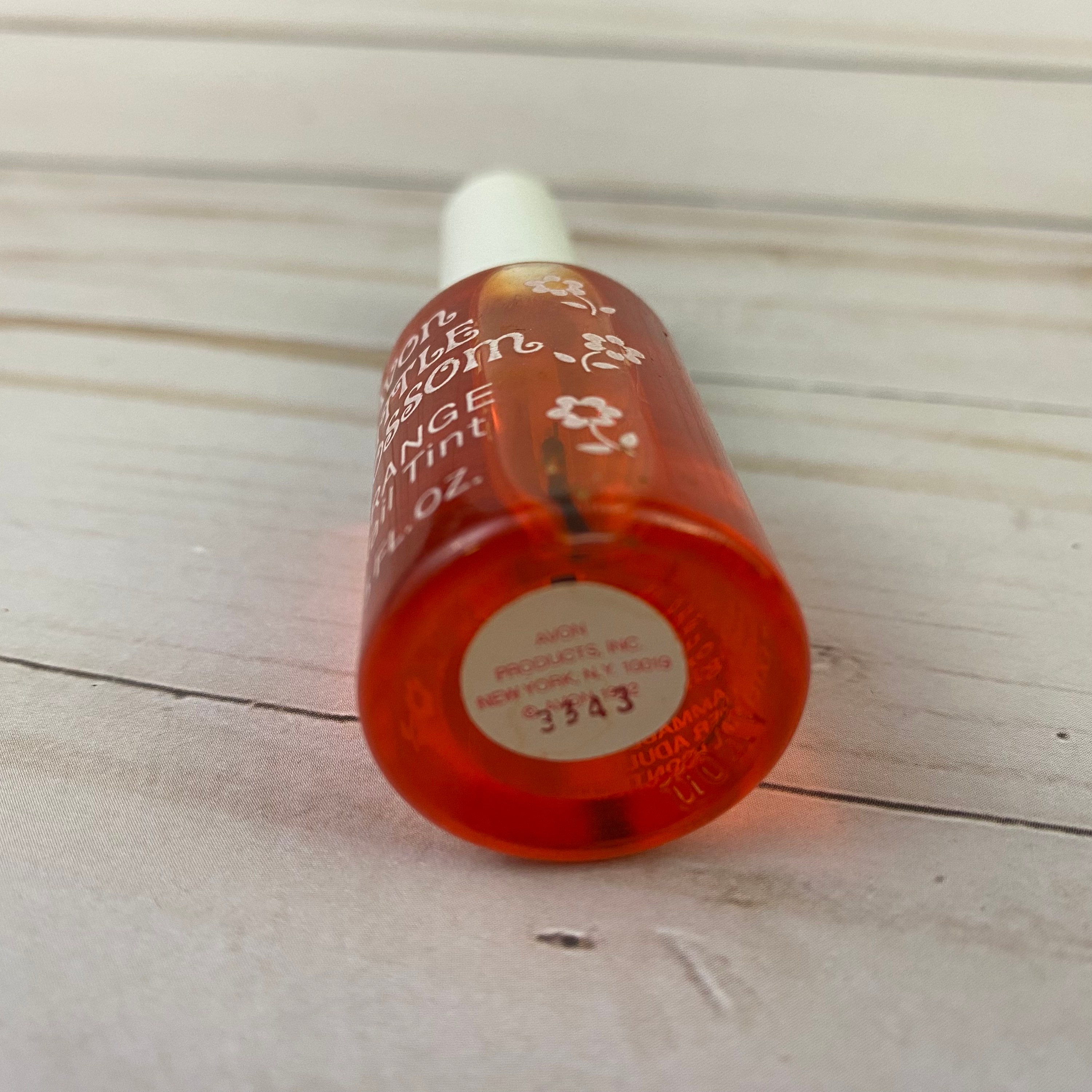 Vintage 1982 Avon Little Blossom Orange Nail Tint Polish .5oz No Box - Etsy