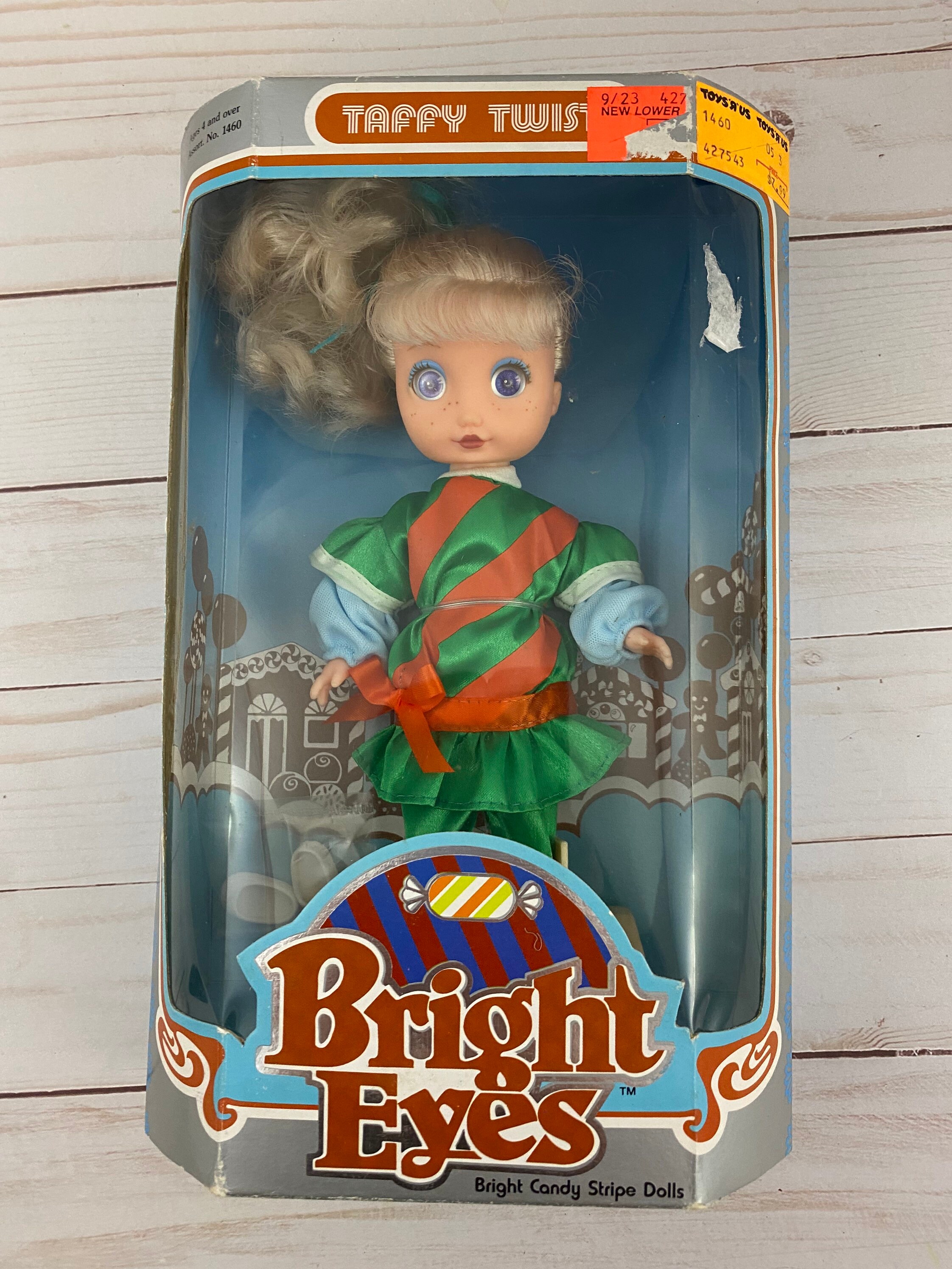 1989 Bright Eyes Taffy Twist Doll Vintage NIB Creata 80s Bright Candy ...