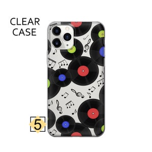 Music Notes Clear Soft Phone Case Musical Cover for iPhone 12 11 XR Xs ...