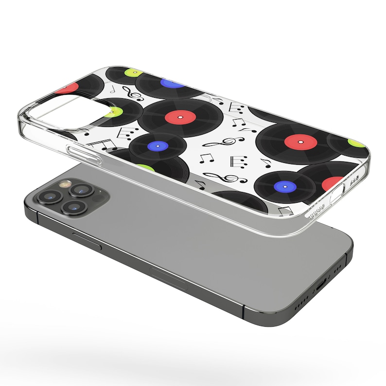 Music Notes Clear Soft Phone Case Musical Cover for Iphone 12 - Etsy