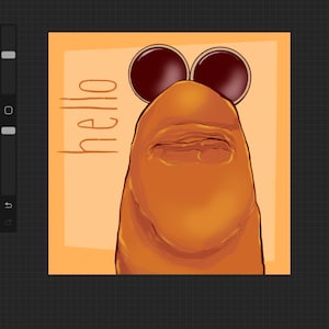 Hello | Marcus the Worm Art Print - Etsy