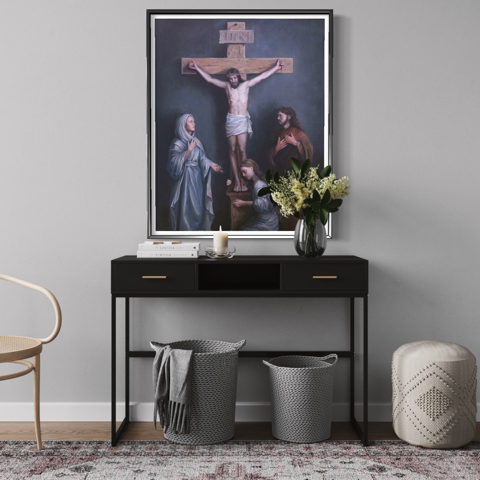 Christ Crucified fine Art Prints sacred Art by Gabrielle - Etsy
