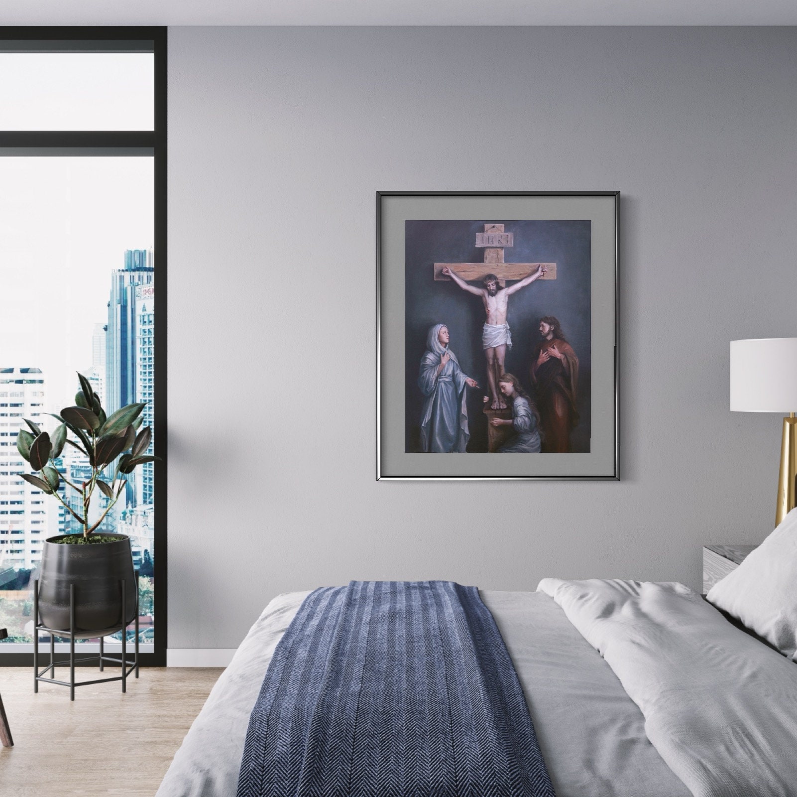 Christ Crucified fine Art Prints sacred Art by Gabrielle - Etsy
