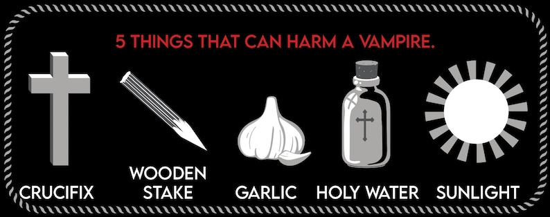 Vampire Infographic Digital Download a Handy Guide to the - Etsy