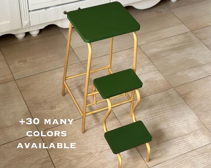 Vintage Costco Step Stool Chair - Etsy