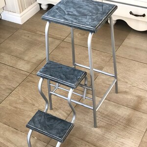 Folding Step Stool Adult, Tiered Plant Stand, Library Steps, Bar Stools, Wooden Step Ladder ...