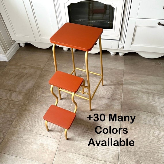 Orange step stool store