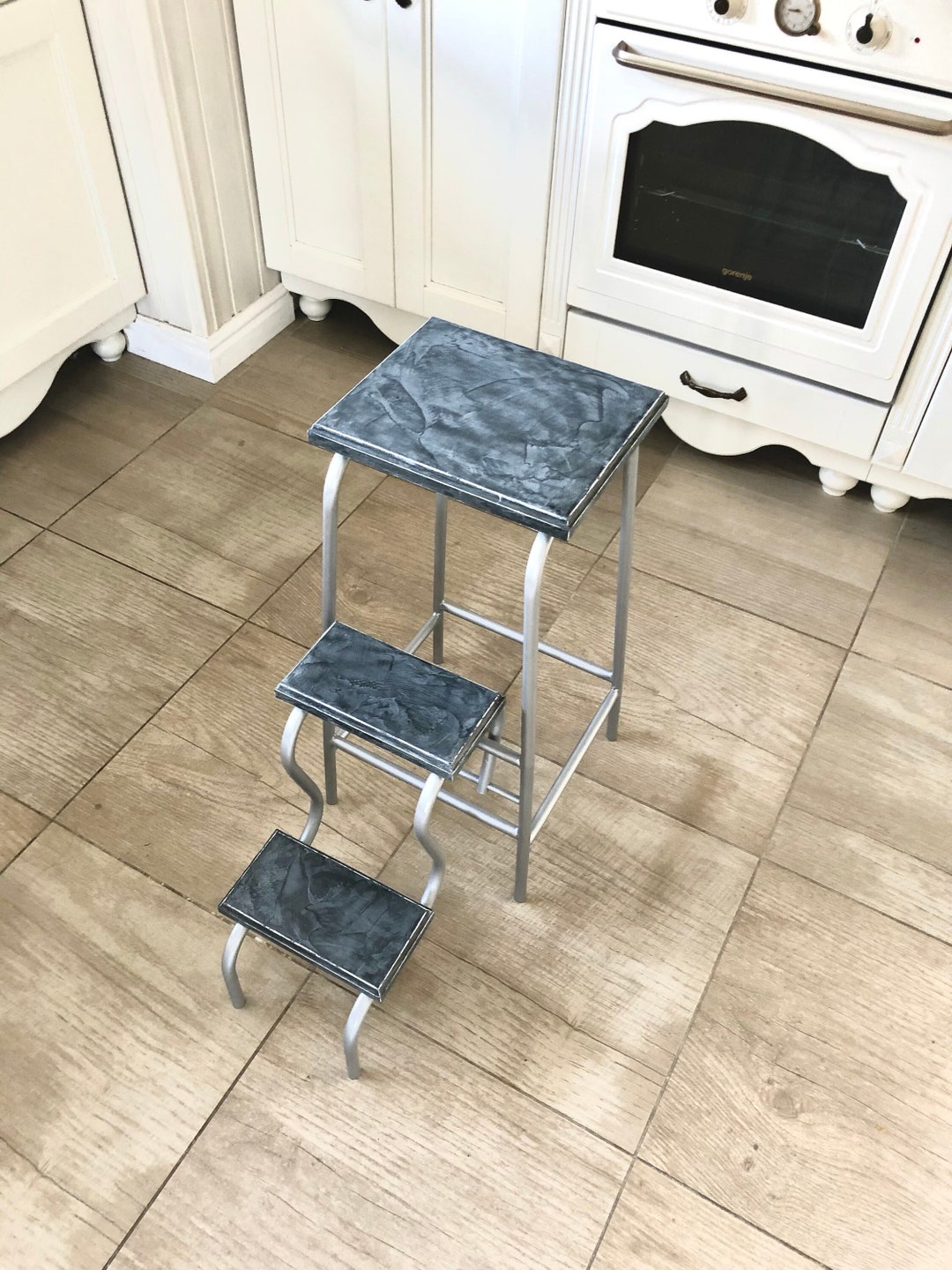 Folding Step Stool Adult, Tiered Plant Stand, Library Steps, Bar Stools ...