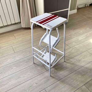 Folding Step Ladder Adult, Vintage Step Stool, Tiered Plant Stand ...