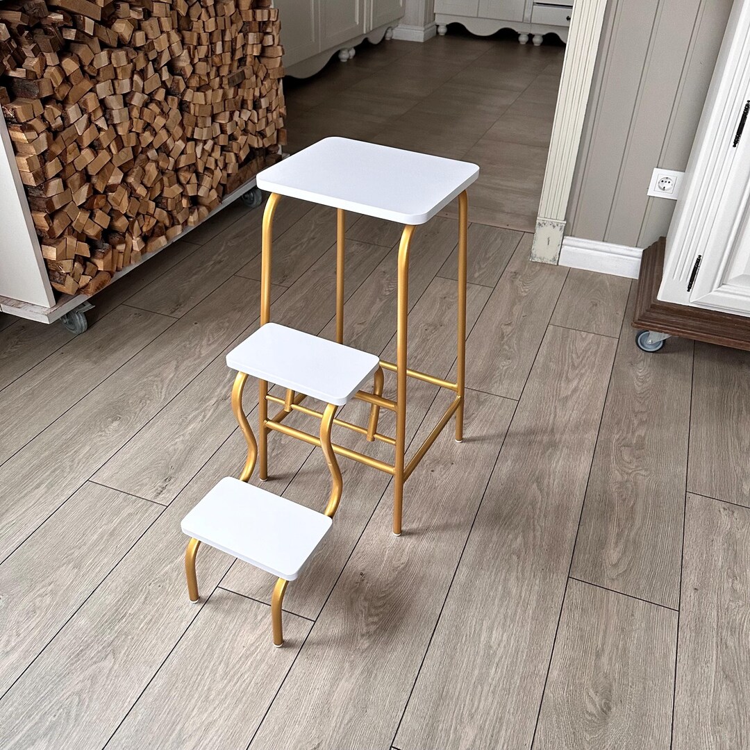 Stepladder, Folding Step Stool, Library Ladder, Kitchen Step Stool ...