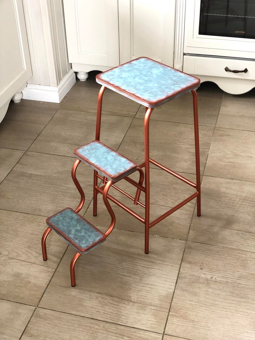 Folding Step Stool. Wood 3-step Ladder. Plant Stand. Bar Stool. Library ...