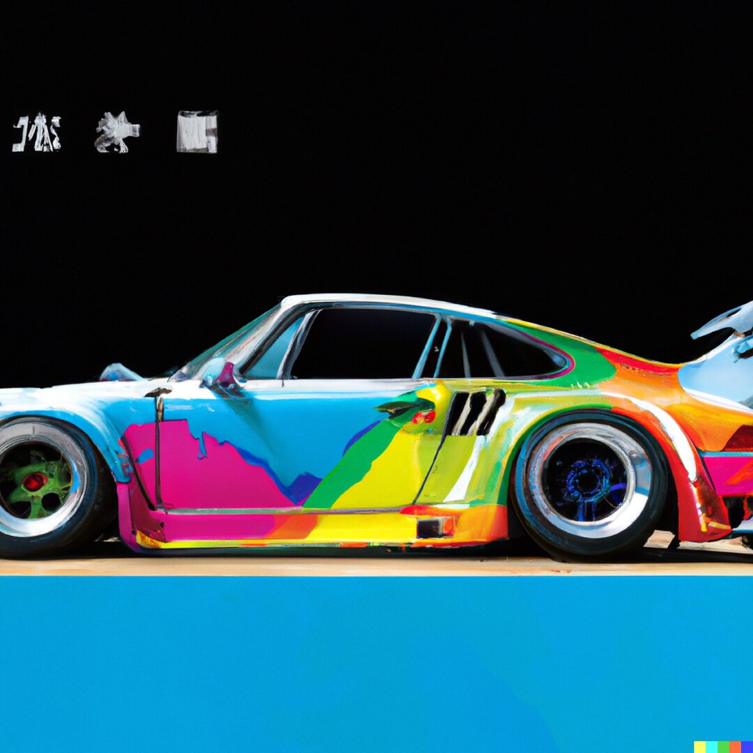 Porsche 993 RWB Ukiyo-e Limited Digital Print - Etsy