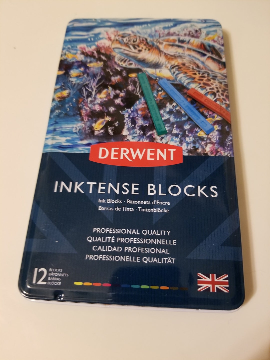 Derwent Inktense, Set 12 Blocks - Etsy