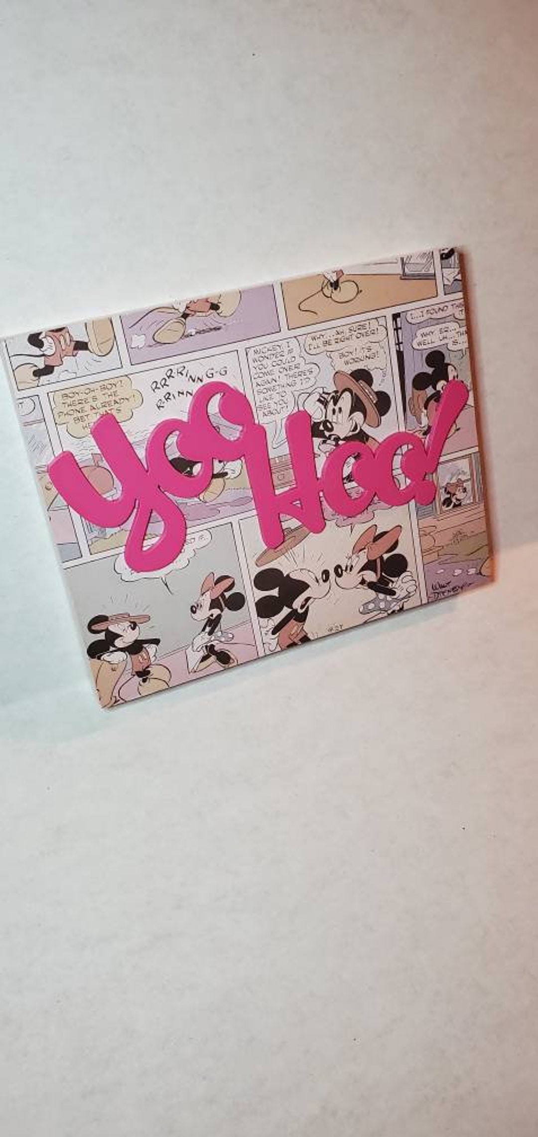 Mickey and Minnie Wooden Sign - Etsy