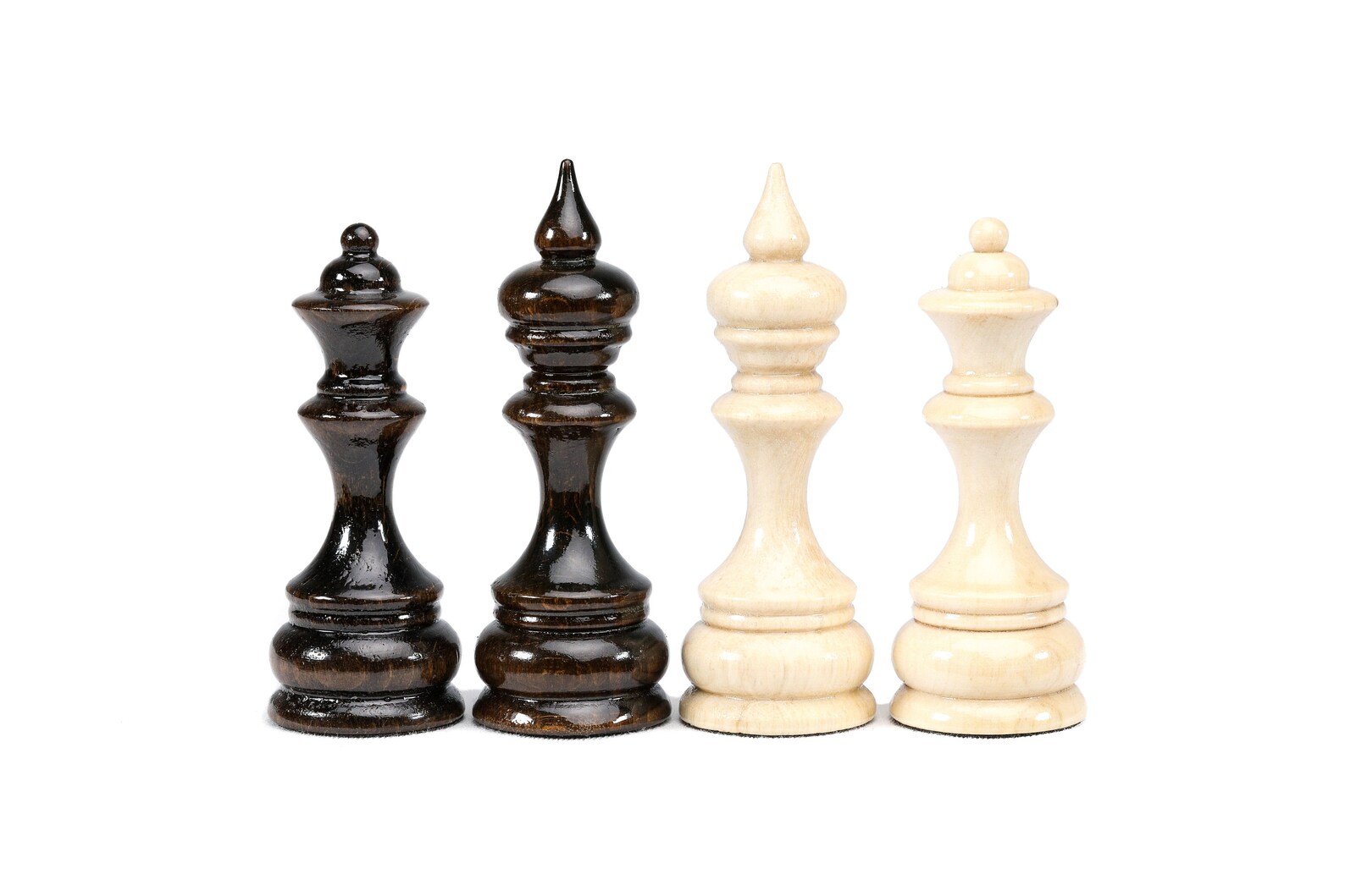 Wooden Chess Figures Classic - Etsy