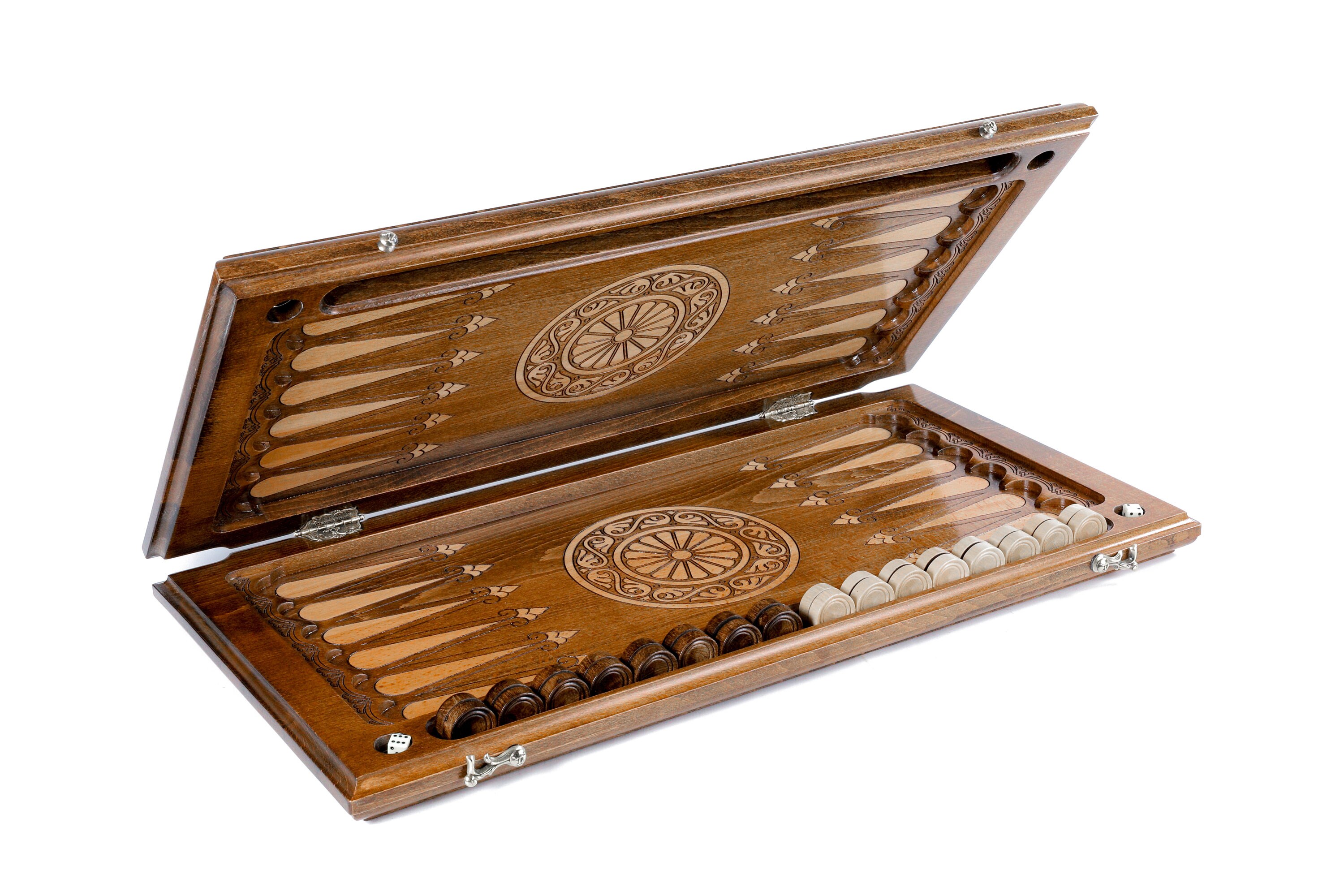 Handmade Wooden Backgammon Assyrian Classic - Etsy