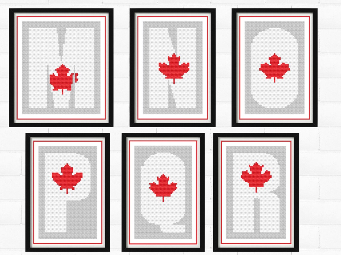 Canada Alphabet Cross Stitch Patterns / Digital PDF Pattern - Etsy