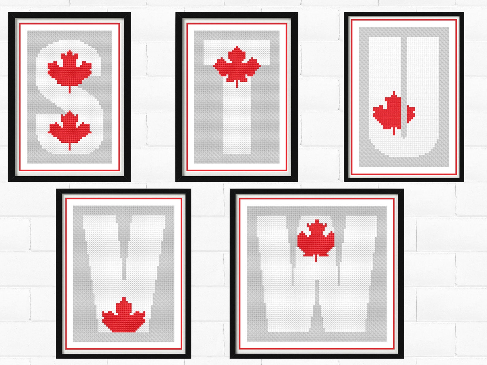 Canada Alphabet Cross Stitch Patterns / Digital PDF Pattern - Etsy