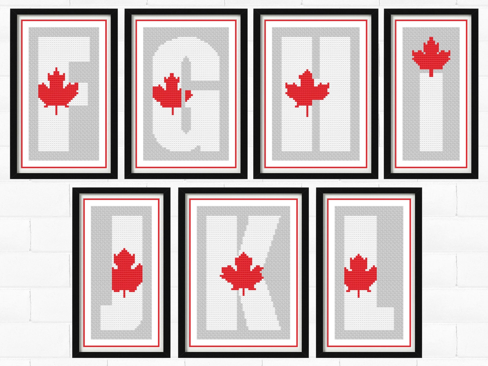 Canada Alphabet Cross Stitch Patterns / Digital PDF Pattern - Etsy