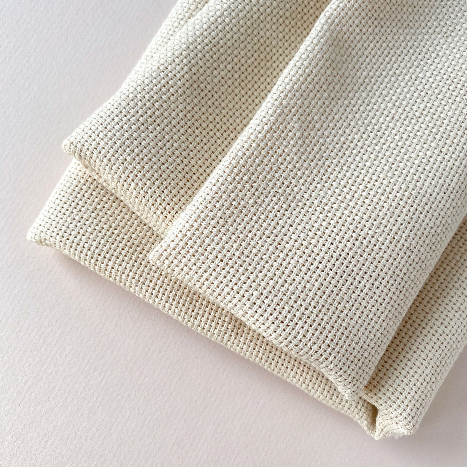 Half Metre Monks Cloth Punch Needle Fabric | 12-13 Count | 100% Cotton ...