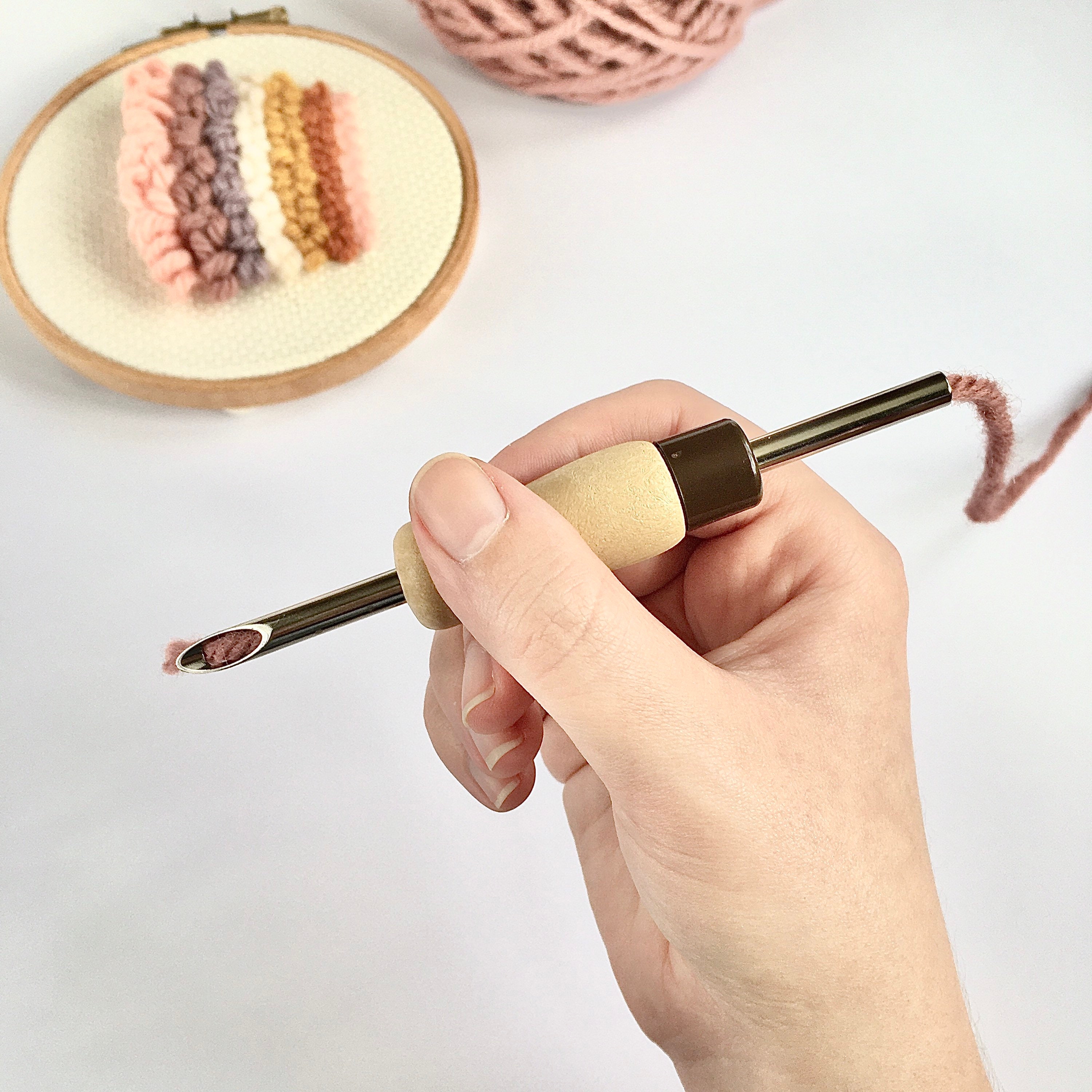 Lavor 5.5mm or 4mm Adjustable Punch Needle Rug Hooking Tool - Etsy