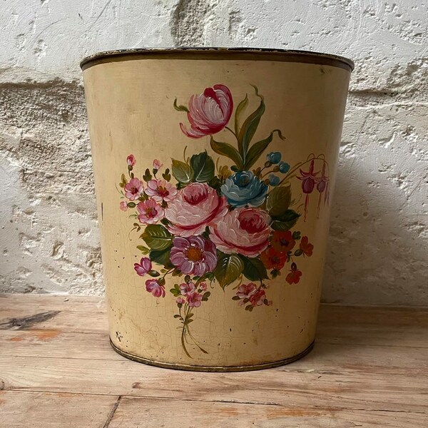 Tole Painted Box - Etsy