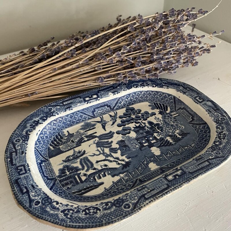Early Blue Willow - Etsy