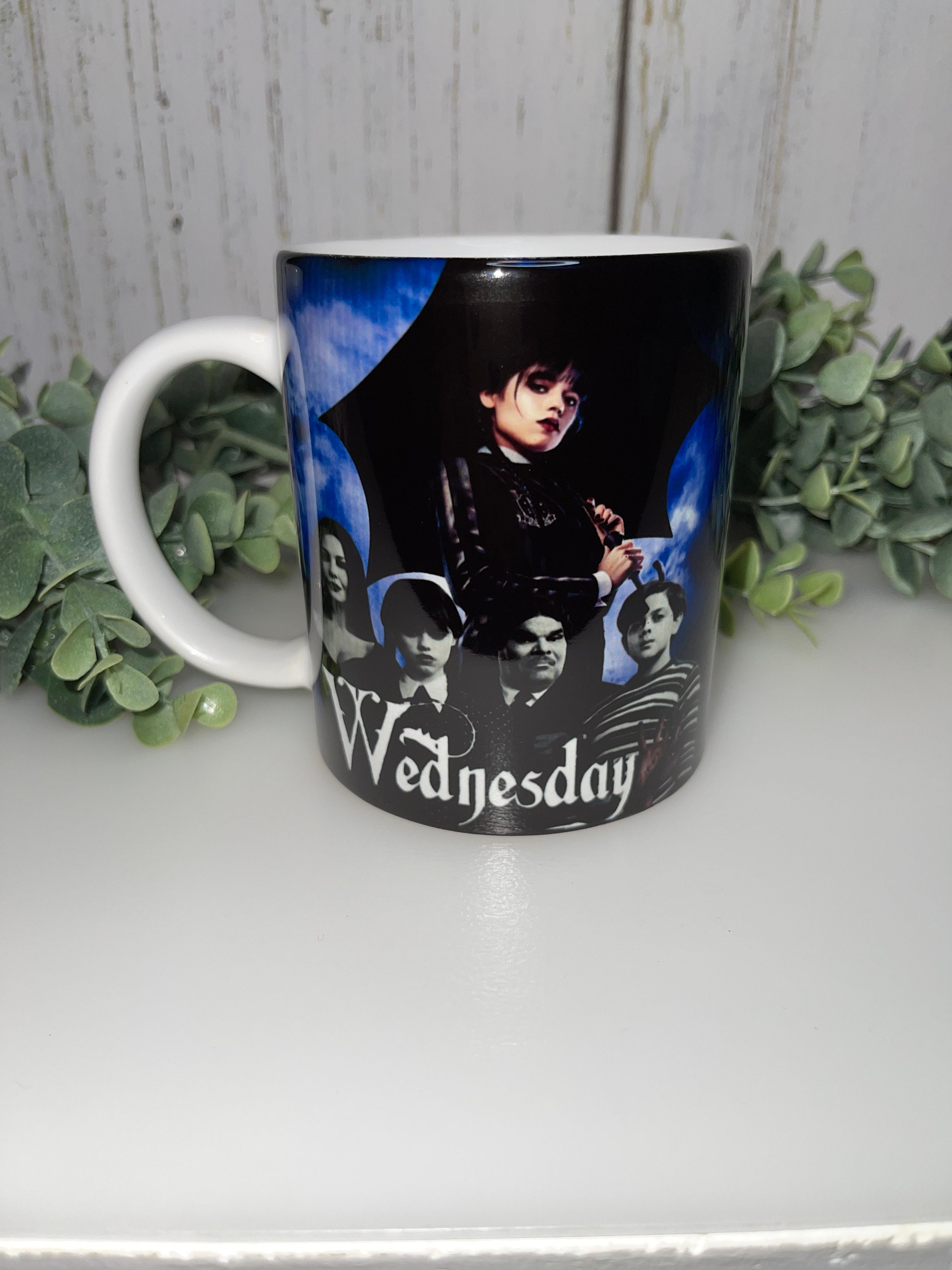 Wednesday Addams Jenna Ortega Coffee Mug Gift 12oz Coffee Mug - Etsy