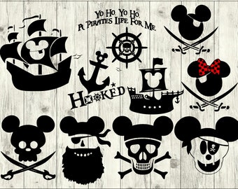 Mickey pirate | Etsy