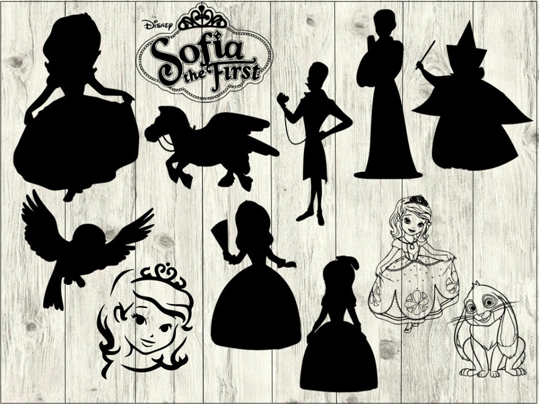 Sofia The First Svg Bundle Disney Svg Bundle Disney Cut Etsy