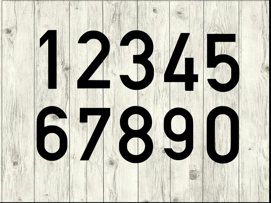 Numbers SVG Bundle, 0 to 9 SVG Bundle, Numbers Cut File, Numbers ...