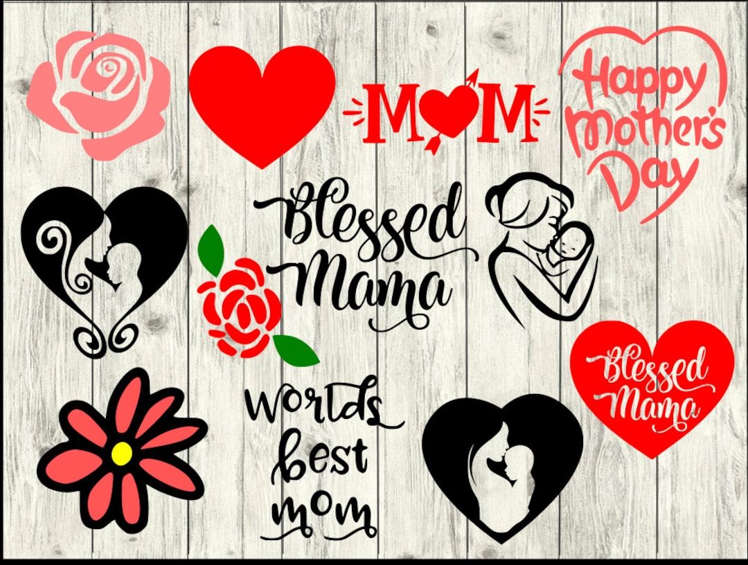 Mother's Day SVG Bundle, Mom SVG Bundle, Mom Cut File, Mom Clipart, Mom ...
