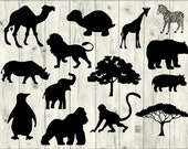 Zoo SVG Bundle Animals SVG Bundle Zoo Cut File Zoo Clipart - Etsy