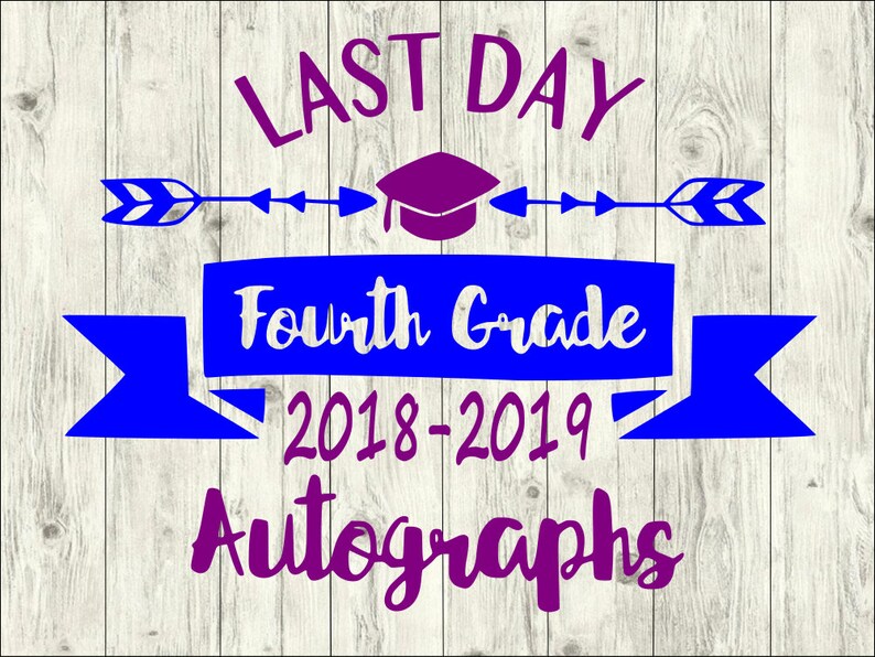 4th Grade Last day of School SVG Bundle School SVG bundle | Etsy