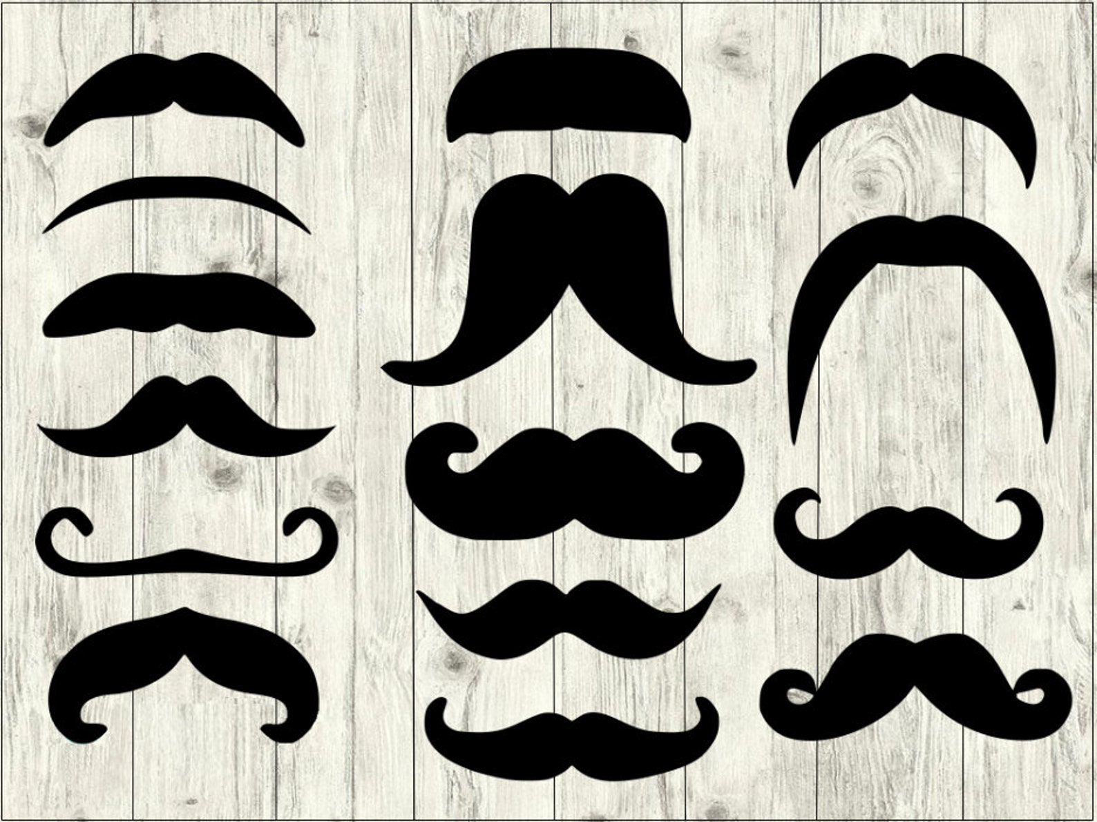 Mustache SVG Bundle, Beard SVG Bundle, Mustache Cut File, Mustache ...