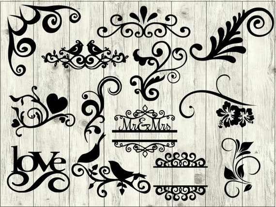 Elegant Swirl Silhouette Svg Unalome Of Silhouette Decoration With