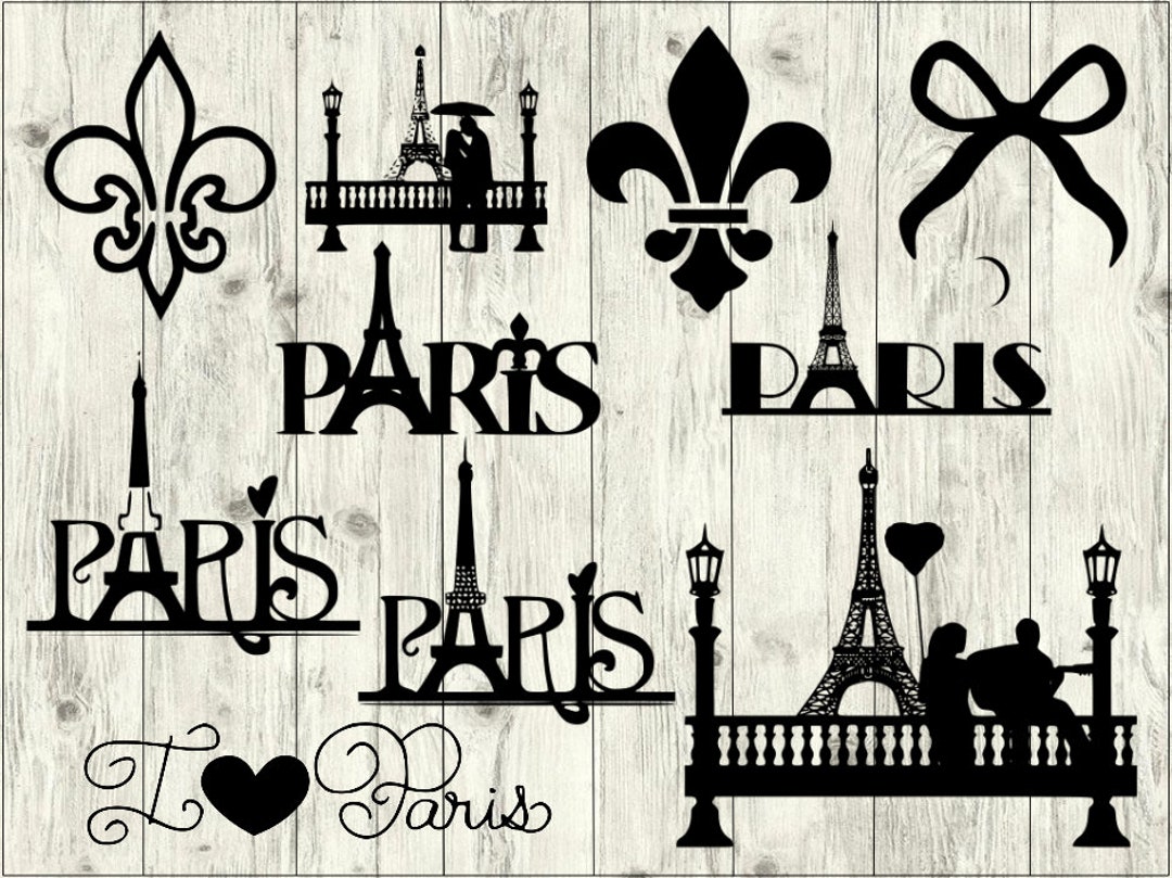 Paris SVG Bundle, France SVG Bundle, Paris Cut File, Paris Clipart ...