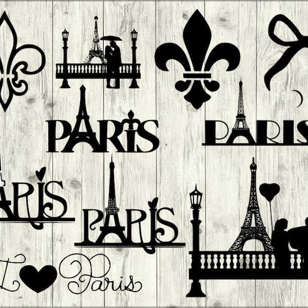 Paris Svg Bundle - Etsy