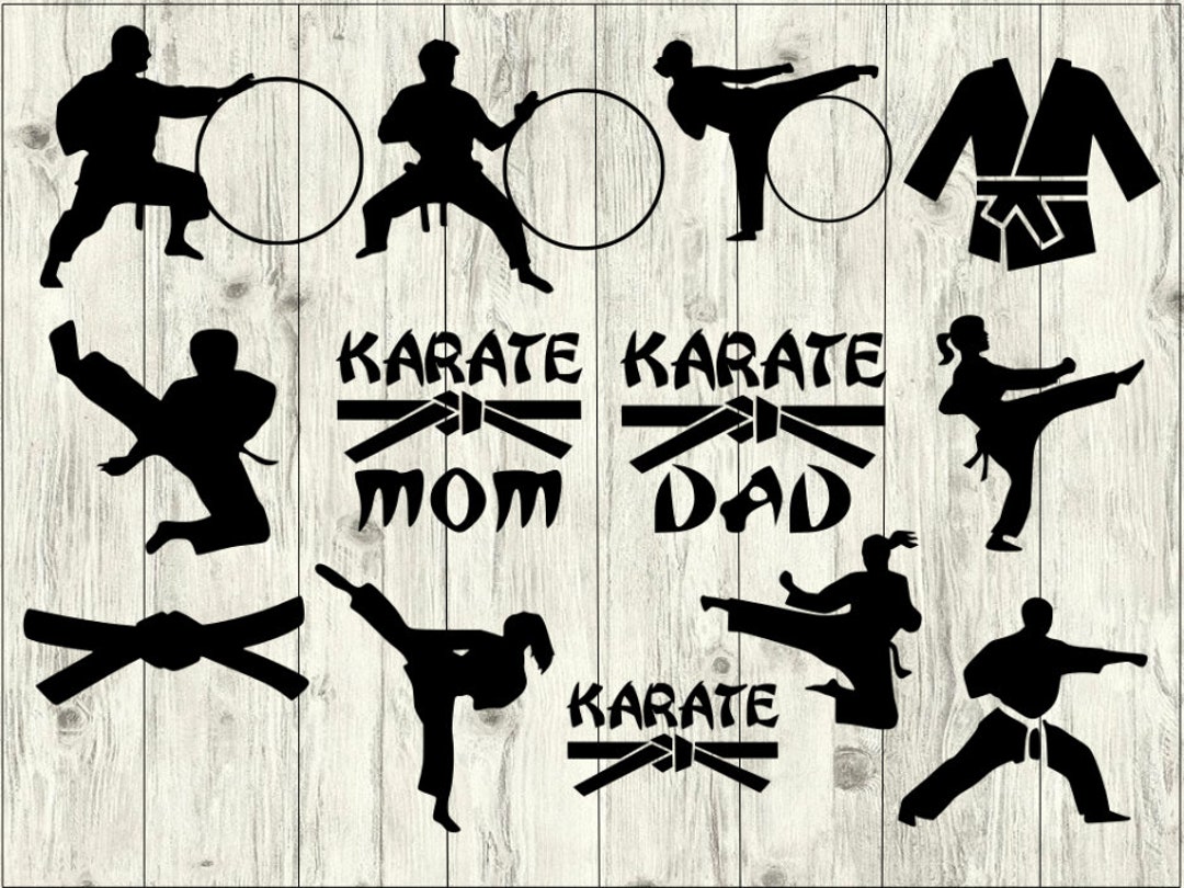 Karate SVG Bundle, Karate Mom Cut File, Karate Clipart, Karate Svg ...