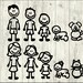 Stick Family SVG Bundle Family SVG Bundle Family Cut File | Etsy