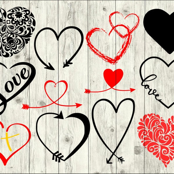 Heart Svg - Etsy