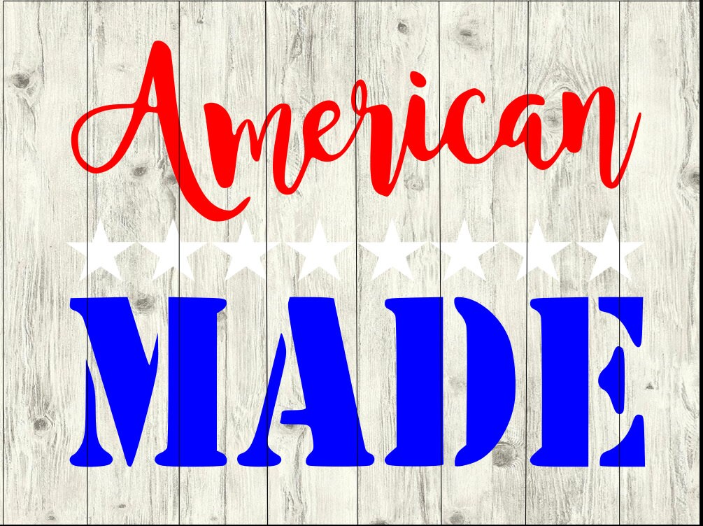 American Made SVG Bundle, America Cut File, Usa Clipart, Usa Svg Files ...