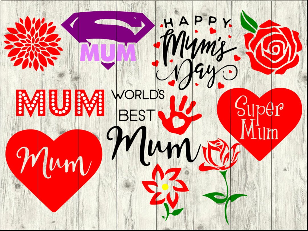 Mum SVG Bundle, Mother's Day SVG Bundle, Mum Cut File, Mum Clipart, Mum ...
