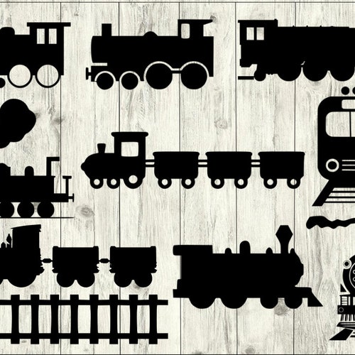 Train Svg Bundle Trains Svg Train Clipart Cut Files for - Etsy