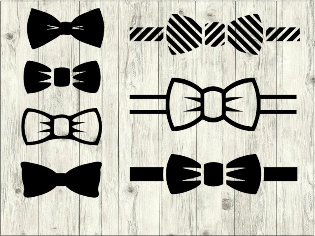 Bowtie SVG Bundle, Tie SVG Bundle, Bowtie Cut File, Bowtie Clipart ...
