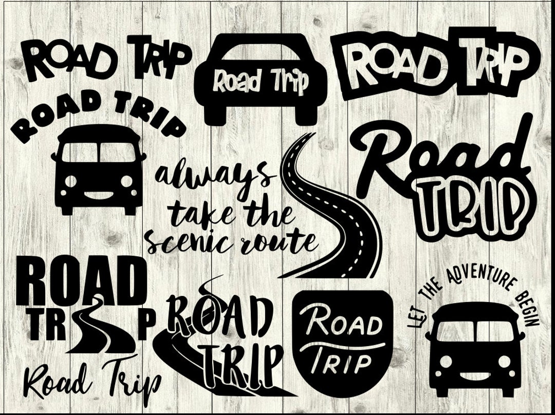 Road Trip SVG Bundle, Vacation SVG Bundle, Road Trip Cut File, Clipart ...